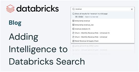 Adding Intelligence To Databricks Search Databricks Blog