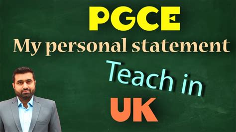 Unveiling My Statement For Pgce Teaching Program In The Uk Youtube