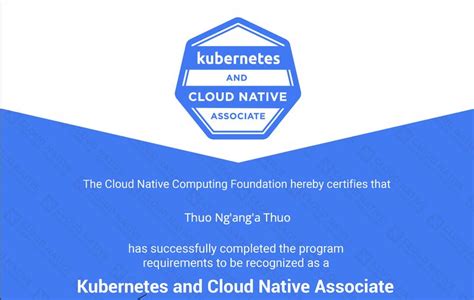 Excited To Share That I Have Earned The Kubernetes And Cloud Native Associate Kcna
