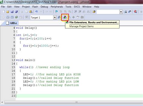 Create Keil Project For 8051 Microcontroller Binaryupdatescom