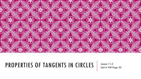 PDF Properties Of Tangents In Circles DOKUMEN TIPS