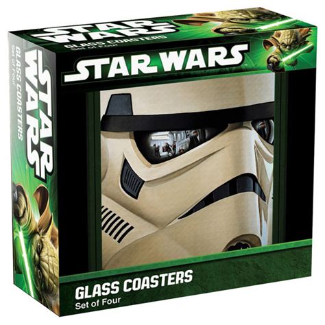 Star Wars Glass Coasters Set Geekalerts