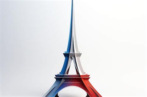 Premium Ai Image Stylized Eiffel Tower Concept Ai Generated Image