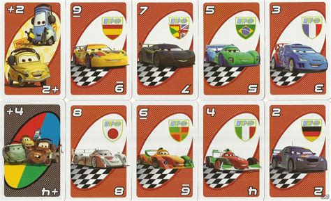 Cars 2 Uno Mattel 2011 ΕΠΙΤΡΑΠΕΖΙΑ Greekcomics