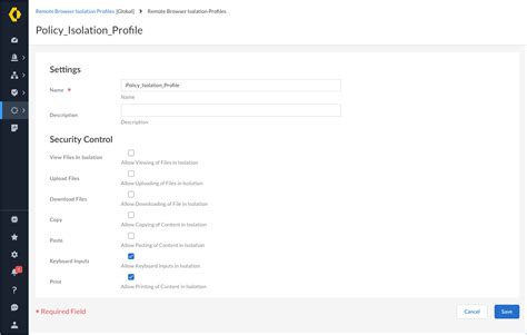 Configure Remote Browser Isolation
