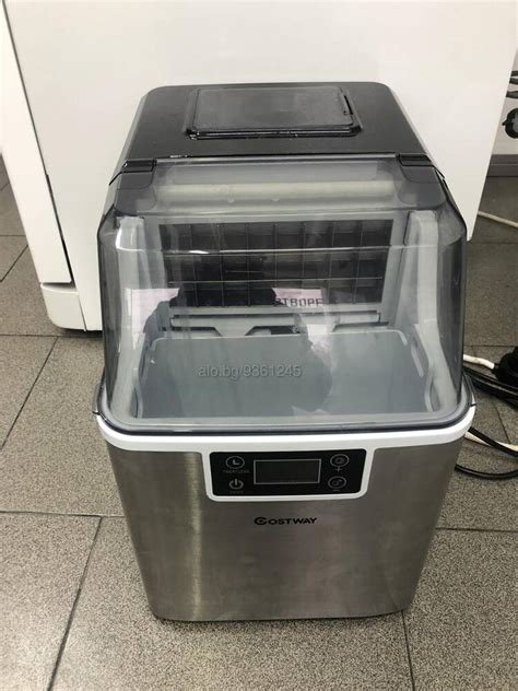 Ледогенератор Costway 20 кг за 24 часа 3 2 л Ледогенератор Costway Хладилници Фризери