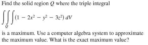 University Multivariable Calculus Limits Of Integration On Triple