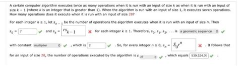 Solved For Each Of The Summations Given Below Use The Chegg