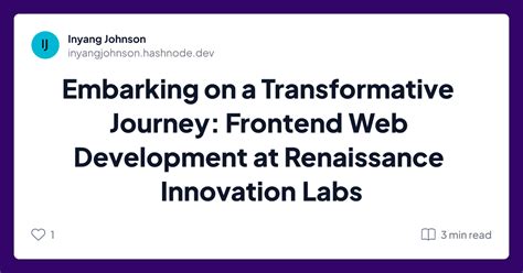Frontend Web Development Journey