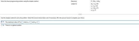 Solved Solve The Linear Programming Problem Using The Chegg