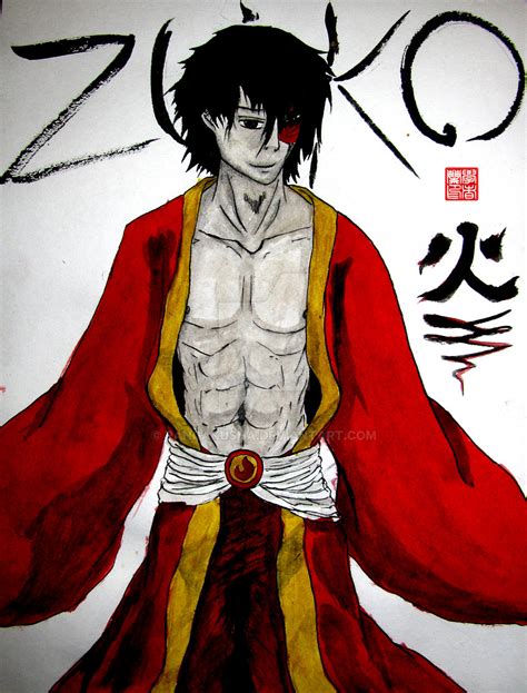 Zuko Colour Hot Zuko Poster By Rangakusha On Deviantart