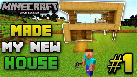 i made my new house in new survival series pojav launcher 1 youtube