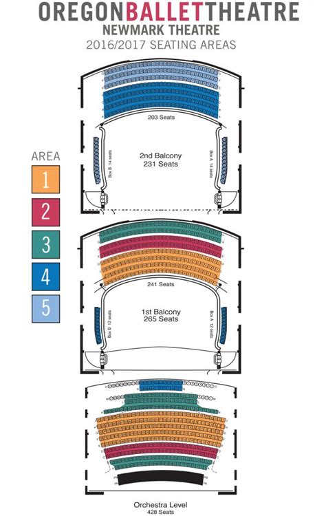 Newmark Theatre Seating Chart Amulette