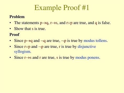 PPT Proof Techniques PowerPoint Presentation Free Download ID 1402404