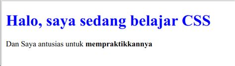 Basic Penulisan Css Itu Mudah