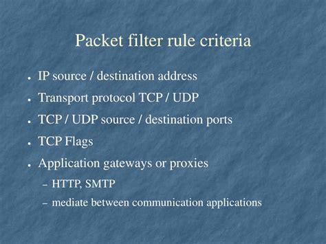 PPT Linux Packet Filters PowerPoint Presentation Free Download ID