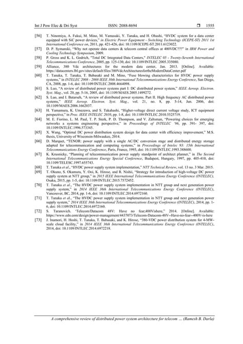 A Comprehensive Review Of Distributed Power System Architecture For Telecom And Datacenter