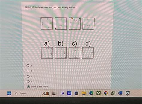 Which Of The Bores Comes Next In The Sequence StudyX