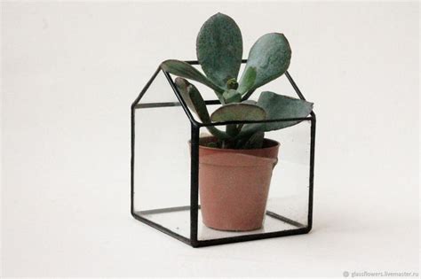 Домик Флорариум Геометрический флорариум Домик в интернет магазине Ярмарка Мастеров по цене