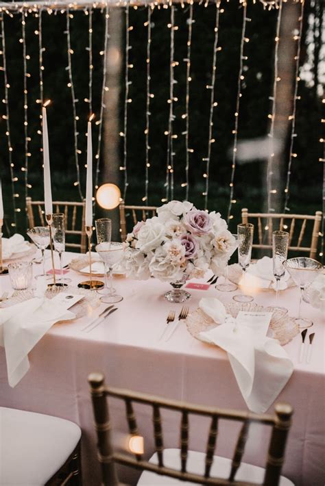 Eine Inspiration Für Elegante Hochzeiten Voller Glamour