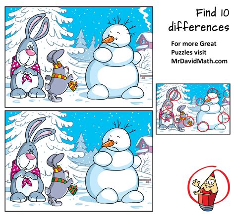 Spot The Difference Medium Mr David Math