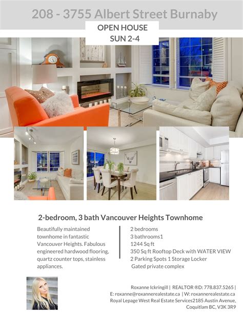 Open House This Sunday Roxanne Ickringill Real Estate