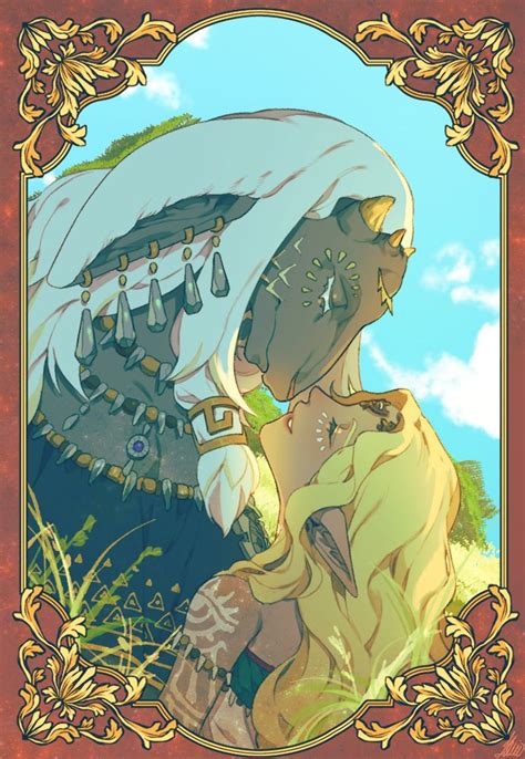 Sonia And Rauru The Legend Of Zelda And More Drawn By Pu Hegg