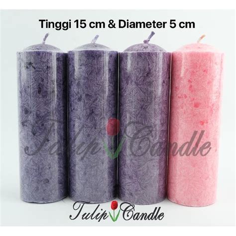 Jual Lilin Advent 15 Cm X 5 Cm Isi 4 Lilin Adven Tulip Candle Lilin Stearin Lilin Silinder Lilin