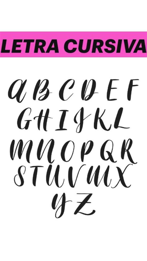 Letra Cursiva