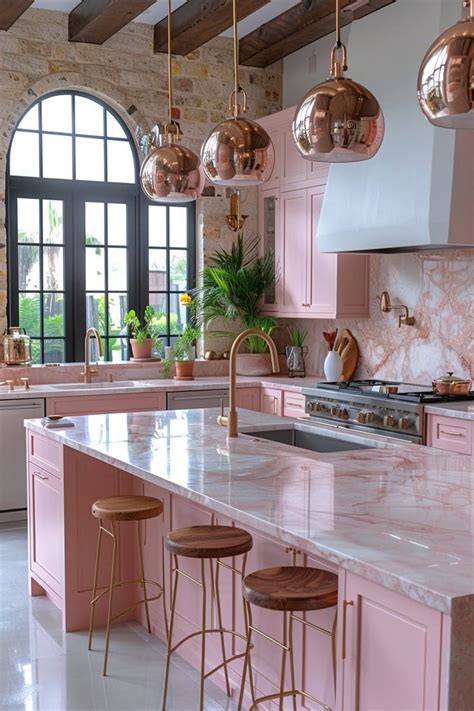 35 Stunning Pink Kitchen Design Ideas 75 35 Stunning Pink Kitchen Design Ideas Pink Kitchen