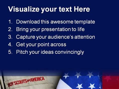 Bsa Uniform Americana Powerpoint Template 1010