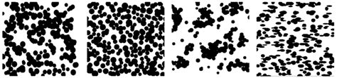 example of realisation of the boolean the repulsive the cluster and