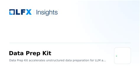 Lfx Insights Data Prep Kit Development Insights