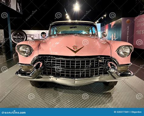 Elvis Presley S Iconic Pink Cadillac Editorial Stock Image Image Of