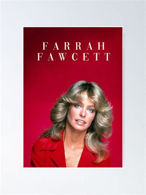 Farrah Fawcett Poster Poster By Livilll Redbubble