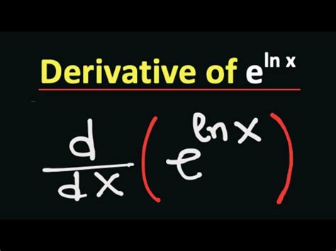 Đạo Hàm Của E { Ln X} Khám Phá Bí Quyết Và ứng Dụng