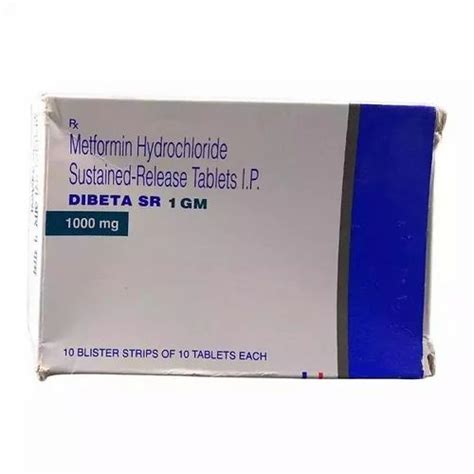 Metformin Hydrochloride Sustained Releasetablets 1gm Kelvin Impex At Rs 45 1 Stripe Surat
