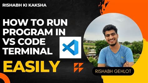 How To Run Program In Vs Code Terminal Youtube