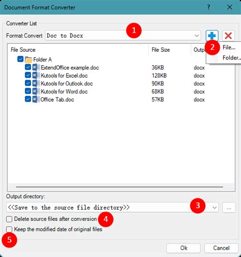 Wordでdocファイルを一括してdocx形式に変換するにはどうすればよいですか？