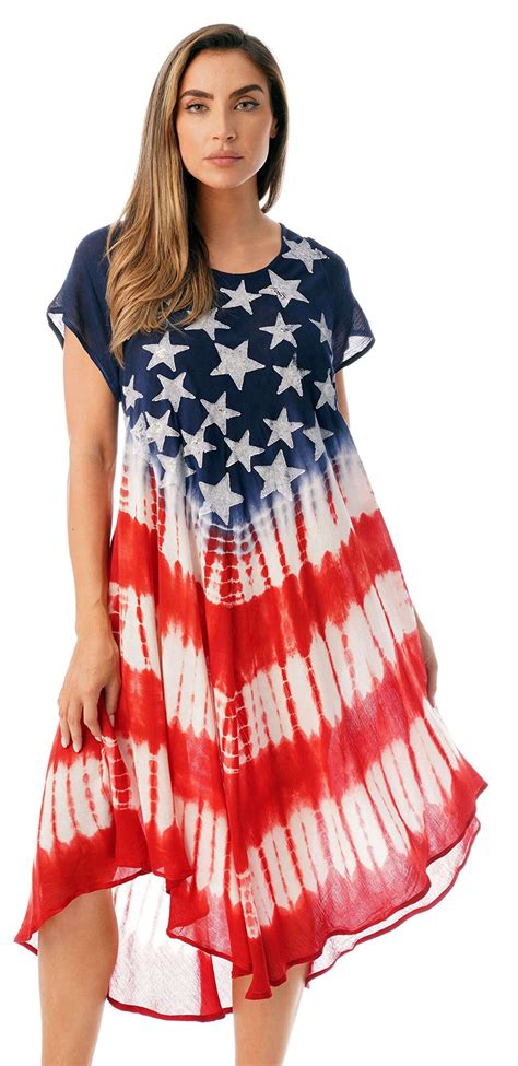 Riviera Sun American Flag Dresses For Women American Flag Dress