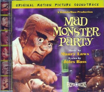 Maury Laws Mad Monster Party Soundtrack Cd Out Of Print 638558012529