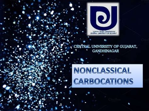 Nonclassical Carbocation Pptx