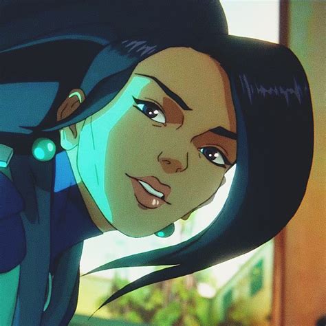 SAGE ICON Cartoon Icon With Blue Hair And Green Eyes