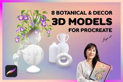 3d Procreate Models · Creative Fabrica