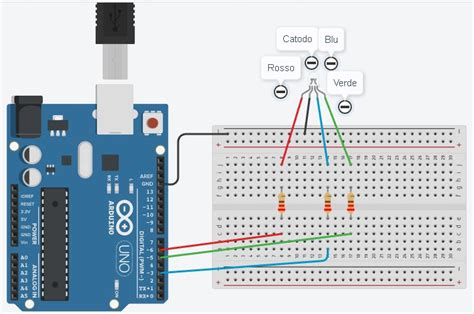 Led Rgb Con Arduino Scarpone Mario