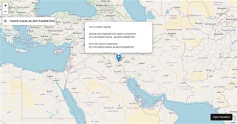 How To Render React Leaflet Search Forked Codesandbox