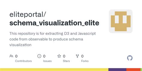 Github Eliteportalschemavisualizationelite This Repository Is For Extracting D3 And