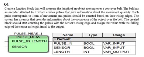 solved q3 create a function block that will measure the