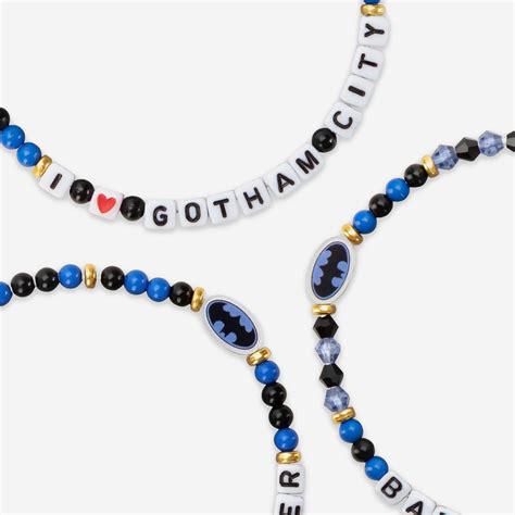 Batgirl™ Dc 3 Pack Friendship Bracelet Beads Bracelet Design