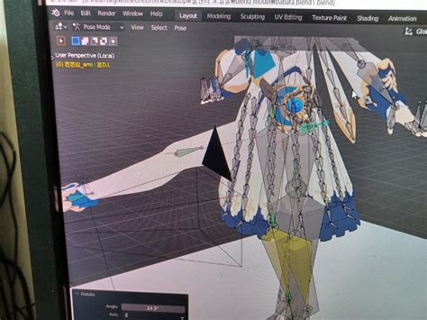 How To Interact Cloth And Object When I M In Pose Mode Blender Stack Exchange